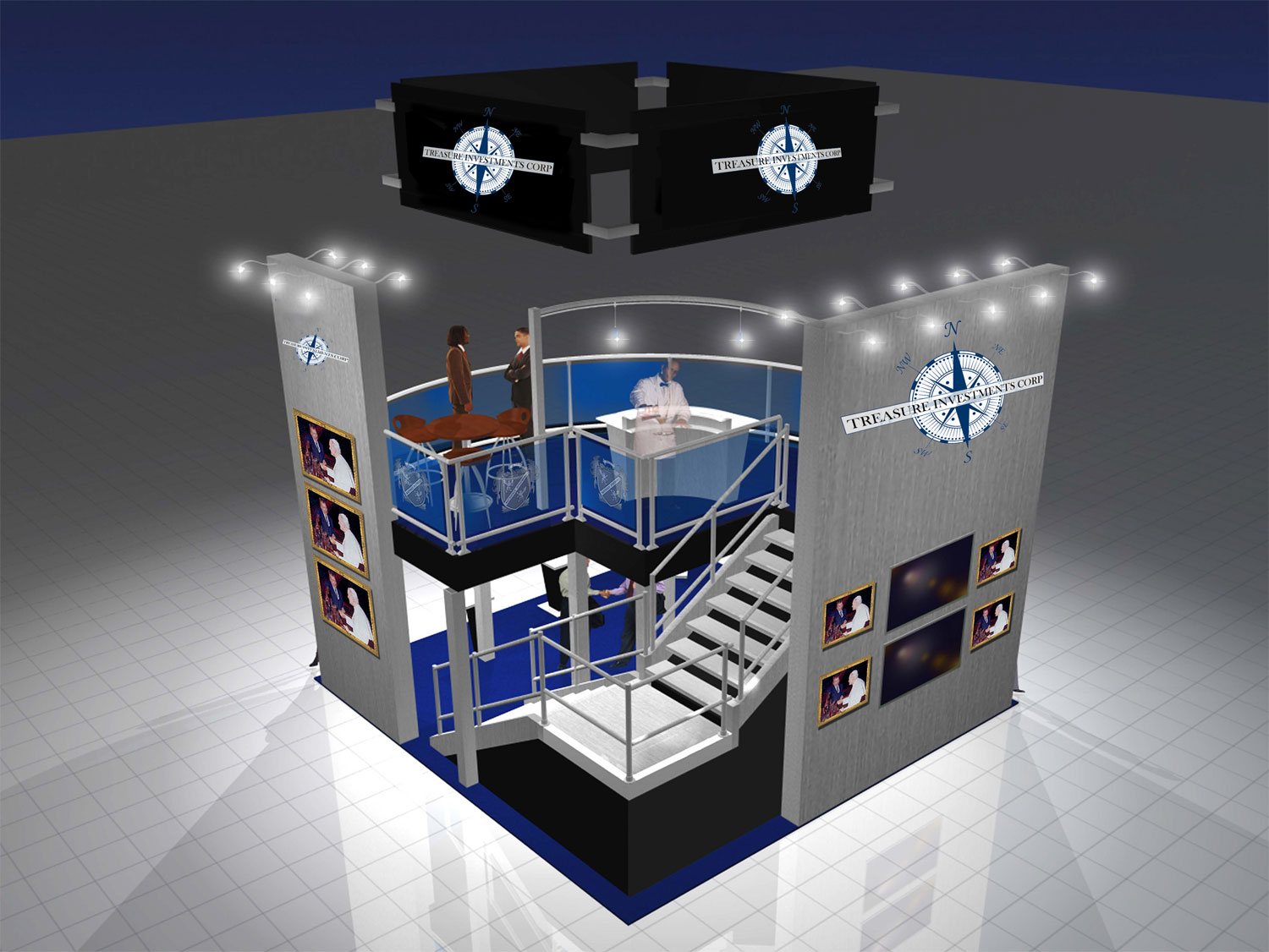 Booth Mock Up for Foundation Michelangelo • Foundation Michelangelo